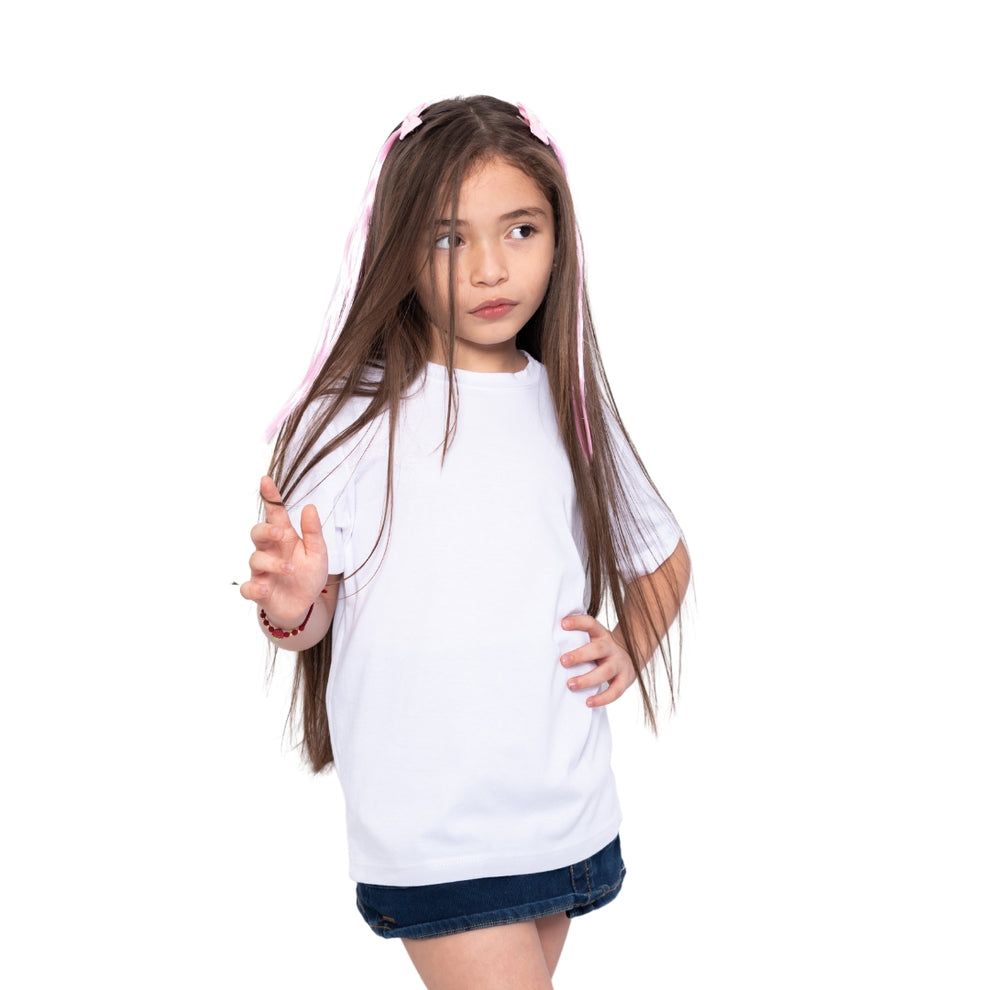CAMISETA BASICA DE NIÑO - BLANCO - PD – KALA BASIC